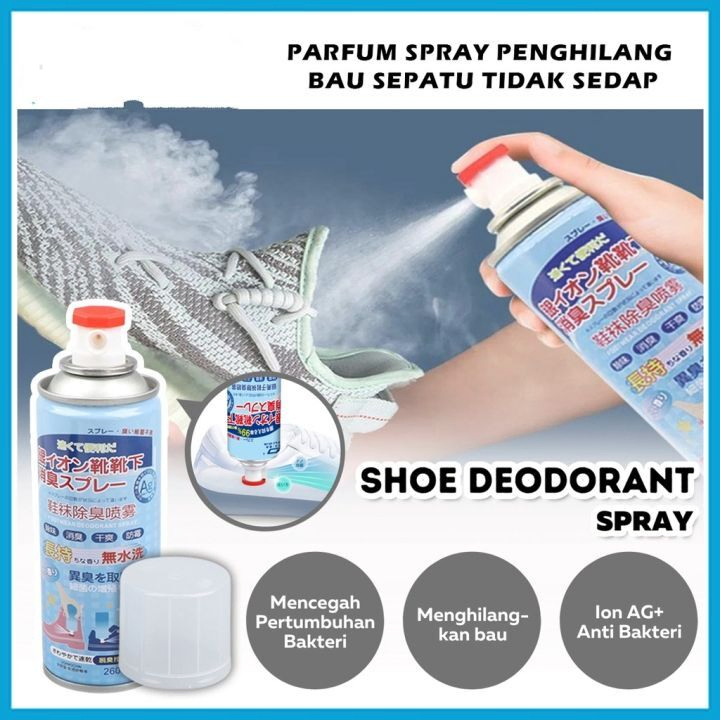 Jual Parfum Sepatu Anti Bau Spray Sepatu Wangi Tahan Lama | Shopee ...