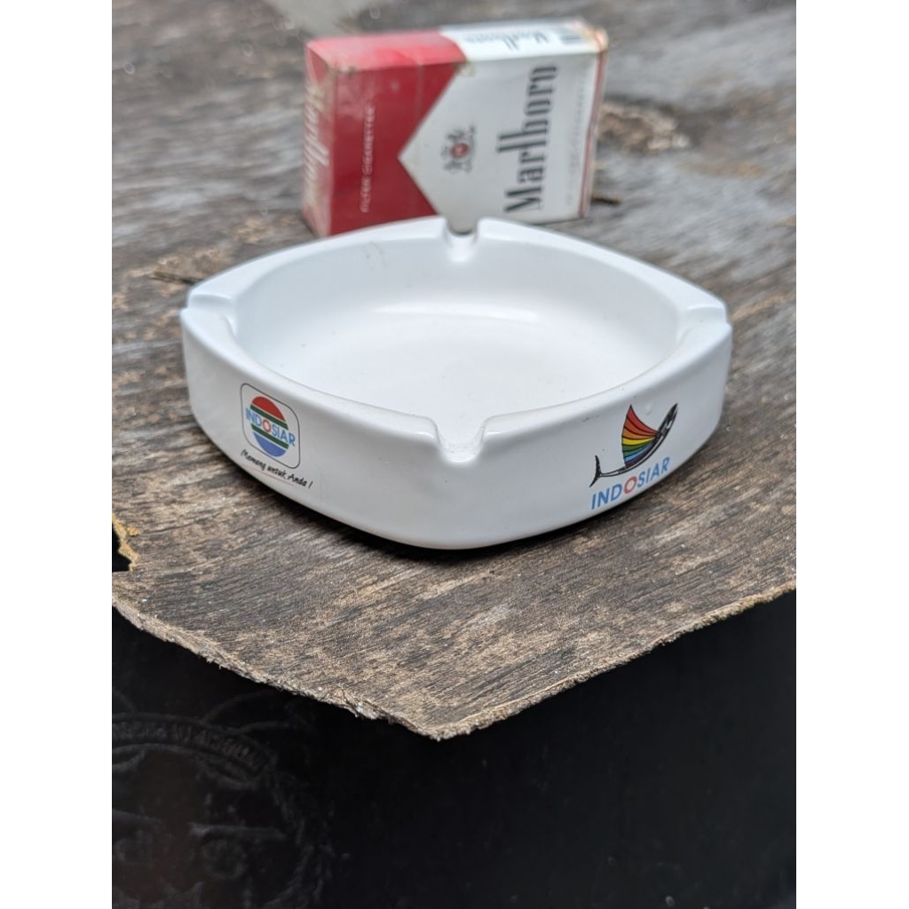 Jual Asbak kenang kenangan dari Indosiar ( logo lama era 2001) | Shopee ...