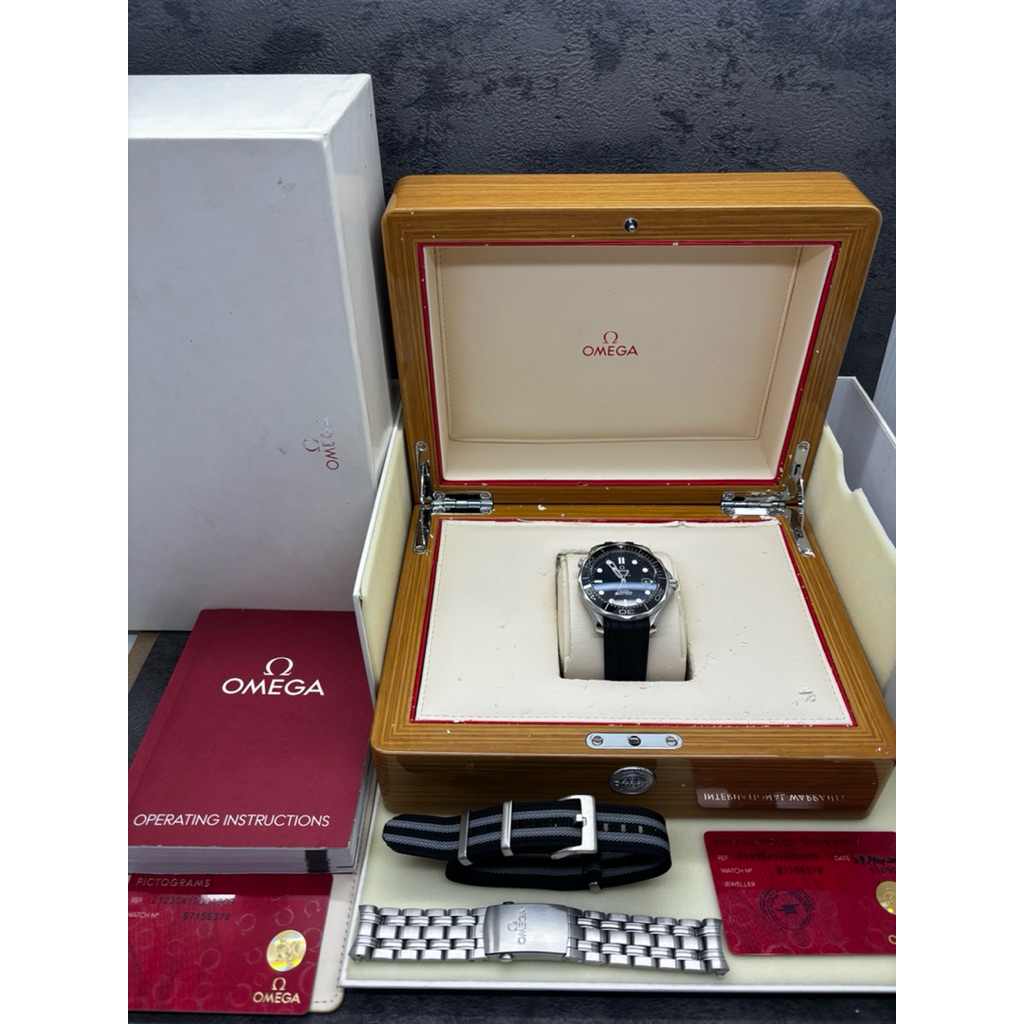 Jual Jam Tangan Omega Seamaster Divers Professional Black Automatic ...