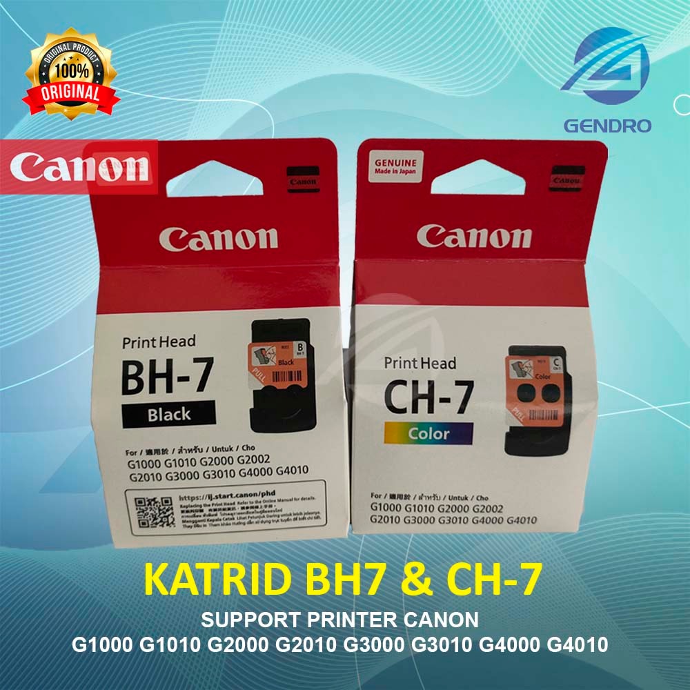 Jual Cartridge Canon BH7 BH-7 ch7 ch-7 Original Printer G1000 G2000 ...