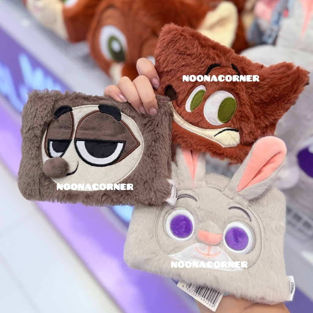 Jual Miniso x Zootopia‼️ Plush Coin Purse / Dompet Koin Bulu / Pouch ...