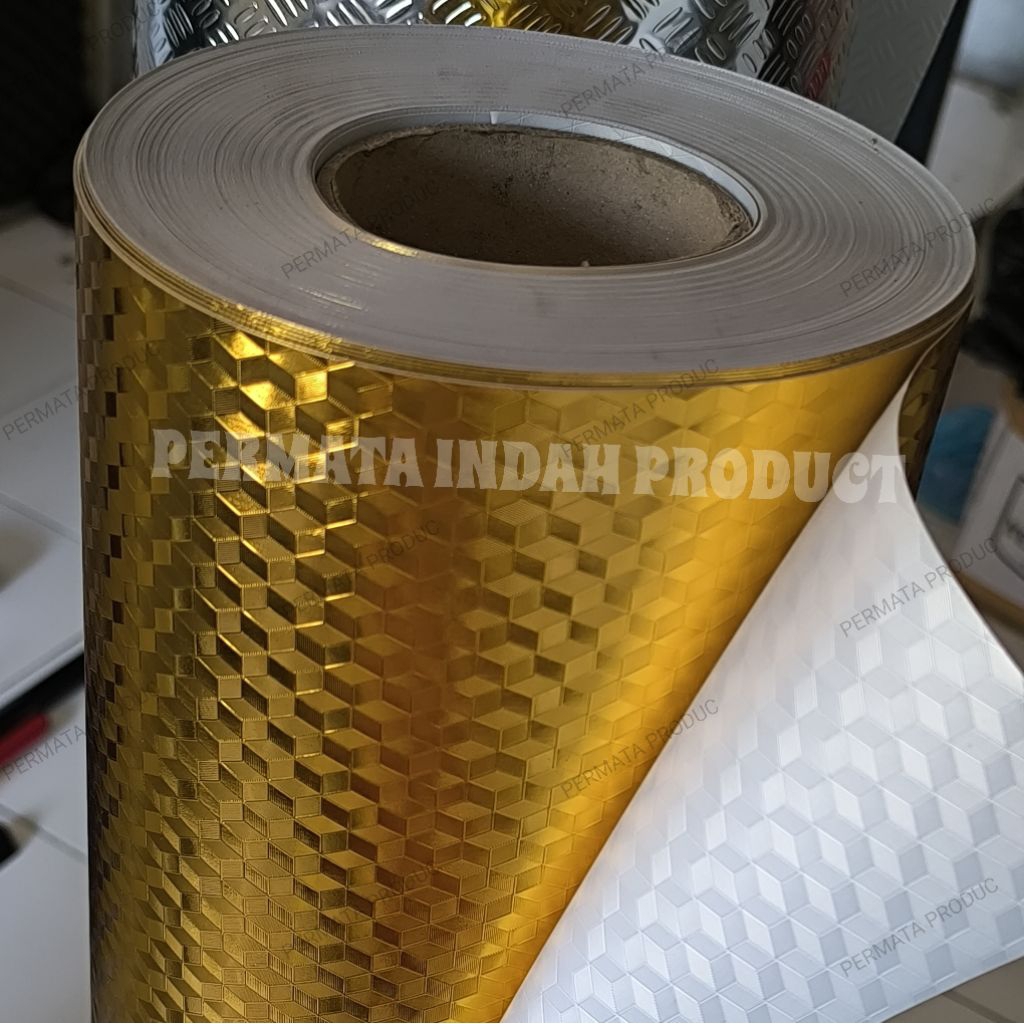Jual PVC MOTIF KOTAK EMAS LAPISAN HARDCASE, LAPISAN TRIPLEK dll 120x50 ...