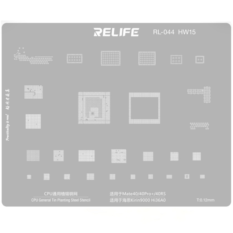 Jual Stencil Cetakan ic Bga RELIFE RL-044 HW15 FOR HUAWEI MATE 40 ...