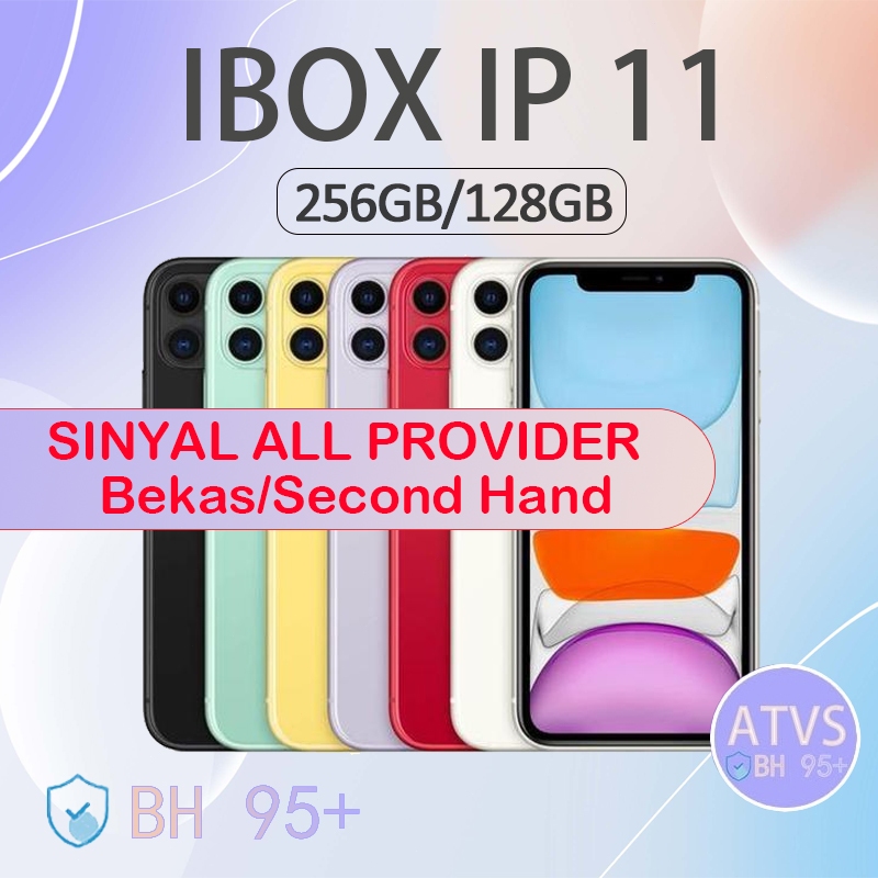 Jual IBOX IP 11 256GB/128GB FULLSET MULUS SECOND GOOD CONDITIONS BH 95 ...