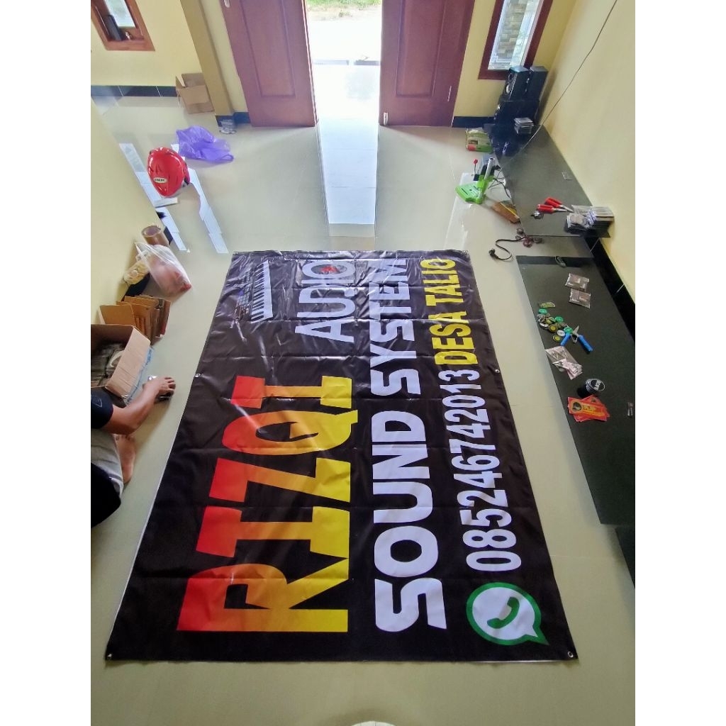Jual banner spanduk custom 1,5x4m | Shopee Indonesia