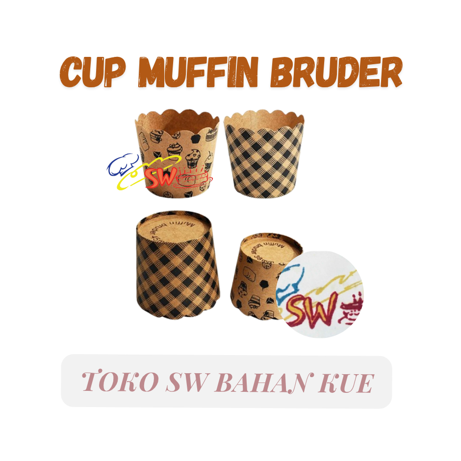 Jual CUP MUFFIN BRUDER MOTIF ISI 10 PCS | Shopee Indonesia