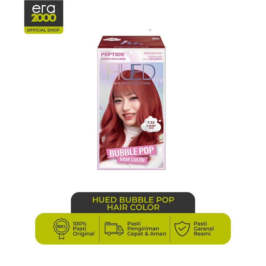 Jual Era 2000 - HUED Bubble Pop Hair Color | Hair Profesioanal 120ml ...