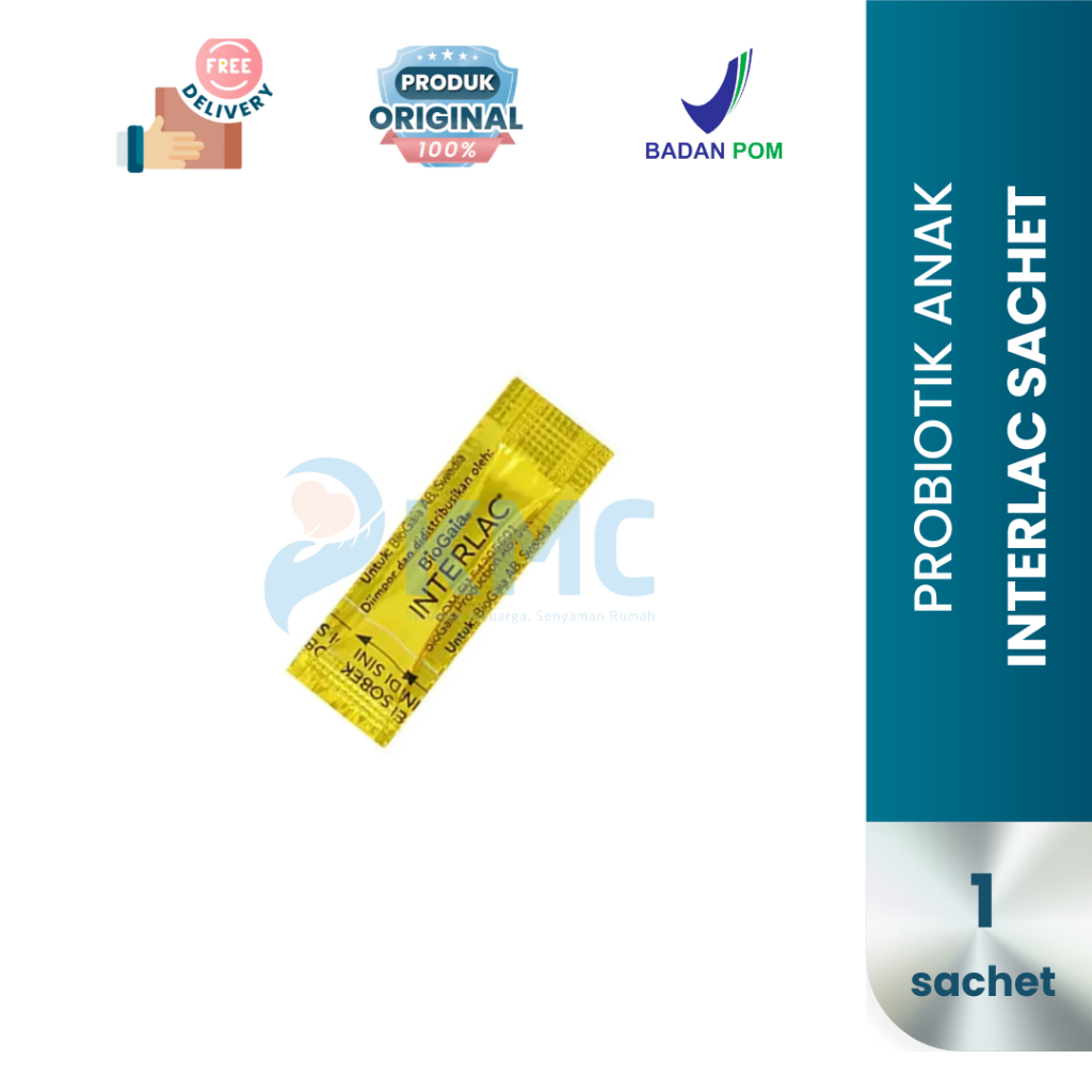 Jual Interlac Probiotik Sachet - Menjaga Kesehatan Saluran Pencernaan ...