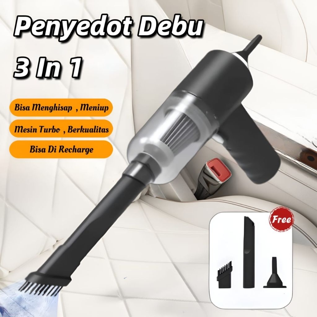 Jual Vakum Cleaner Portable Mini 3 in 1 Vacuum Cleaner Penyedot Debu ...