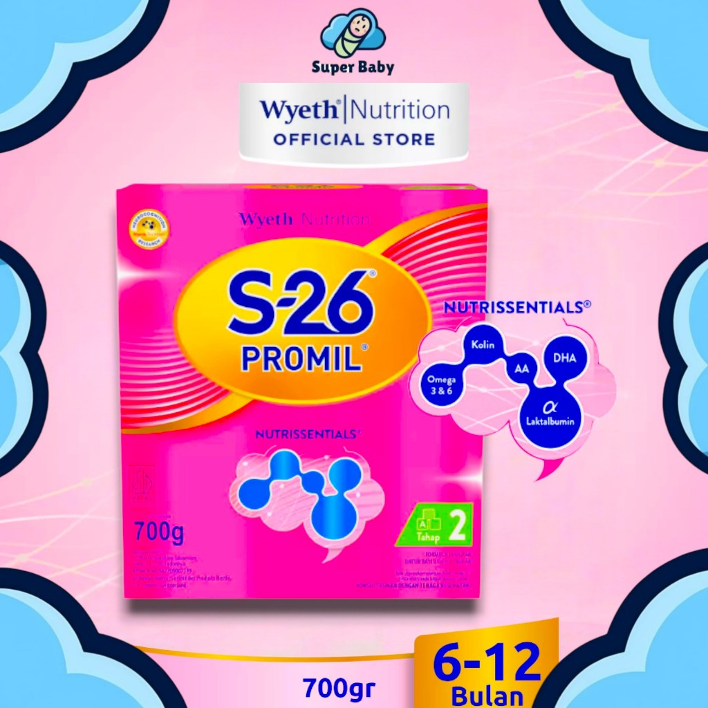 Jual SUSU S26 / S-26 PROMIL TAHAP 2 USIA 6-12 BULAN VANILA 400g / 700g ...