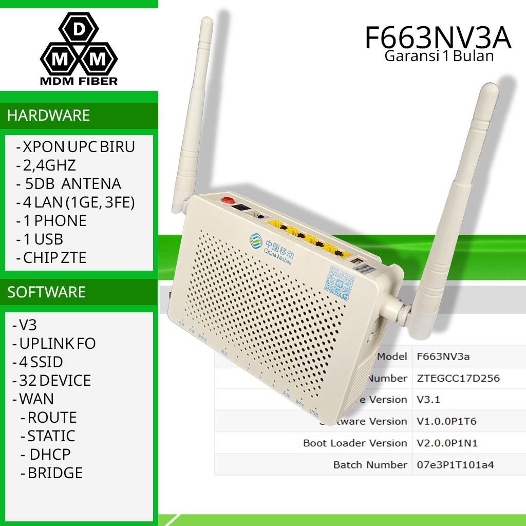 Jual F663NV3a Mini Xpon Ont Router Fiber Optik | Shopee Indonesia