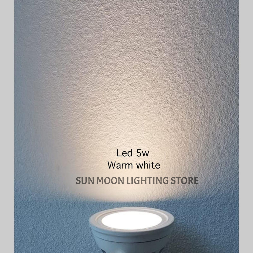 Jual Lampu halogen led 5W sorot spotlight warm white e27 spot light ...