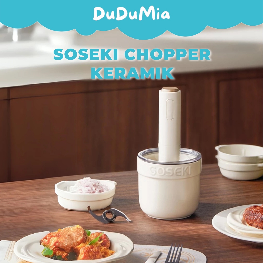 Jual SOSEKI Blender Chopper Penggiling Penghalus Daging & Bumbu 300W ...