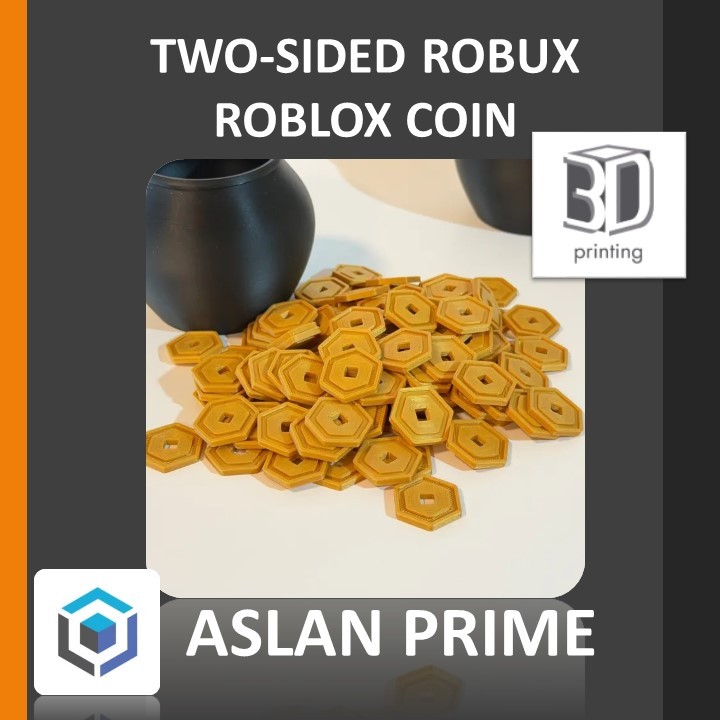 Jual TWO SIDED ROBUX ROBLOX COIN 3D Print Replica Replika Mainan Toy ...