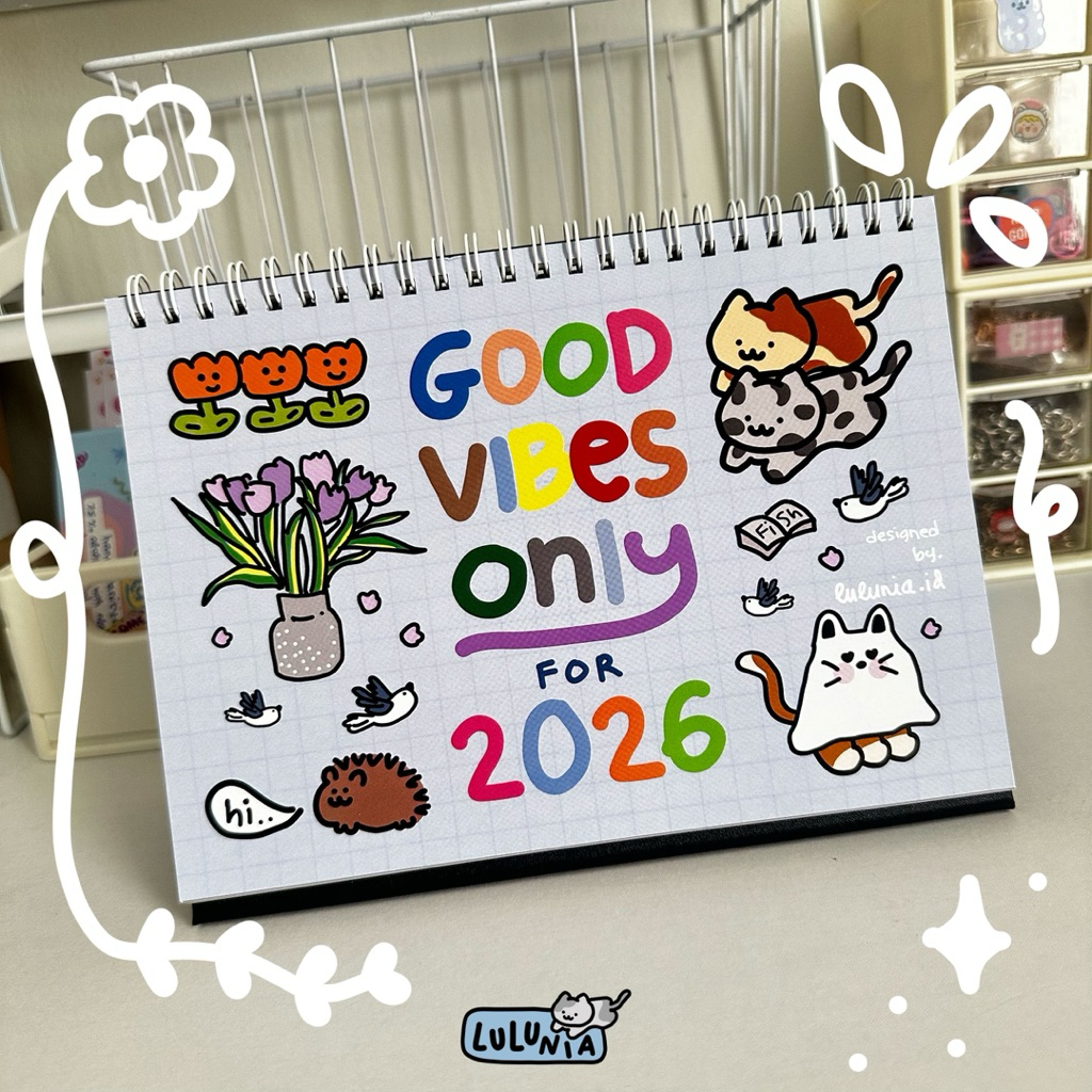 Jual Calendar Indonesia 2026 by LULUNIA (+hari libur nasional/kalender ...