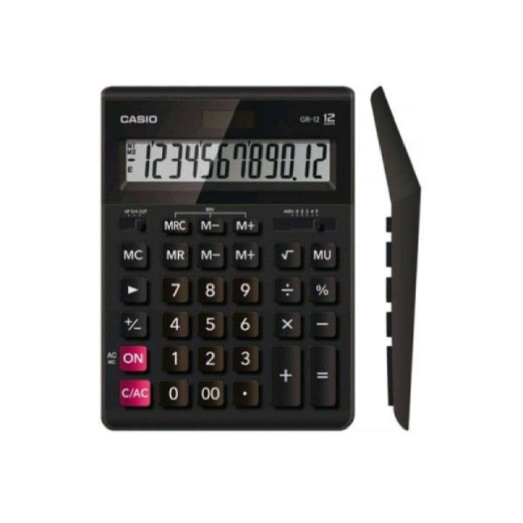 Jual CASIO GR 12 Kalkulator Besar 12 Digit Garansi Resmi | Shopee Indonesia