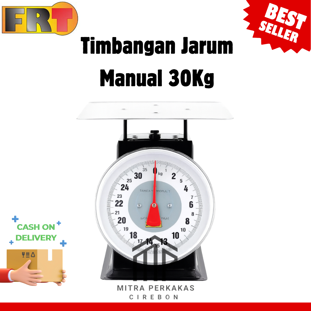 Jual Timbangan Jarum Manual 30Kg FRT - Analog Serbaguna untuk Pasar ...
