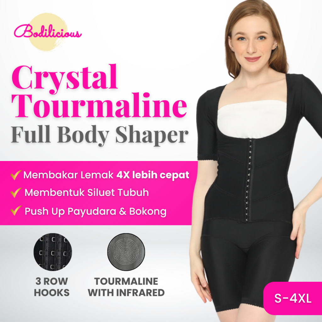 Jual Bodilicious - Crystal Slimming Tourmaline Full Body Shaper Korset ...