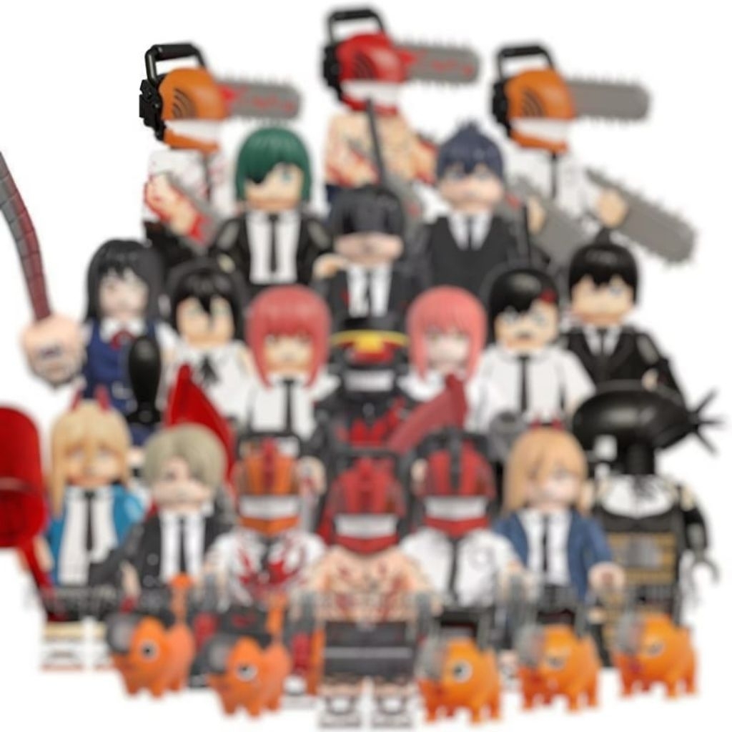 Jual Mainan kreatif karakter anime chainsaw man denji pochita manusia ...