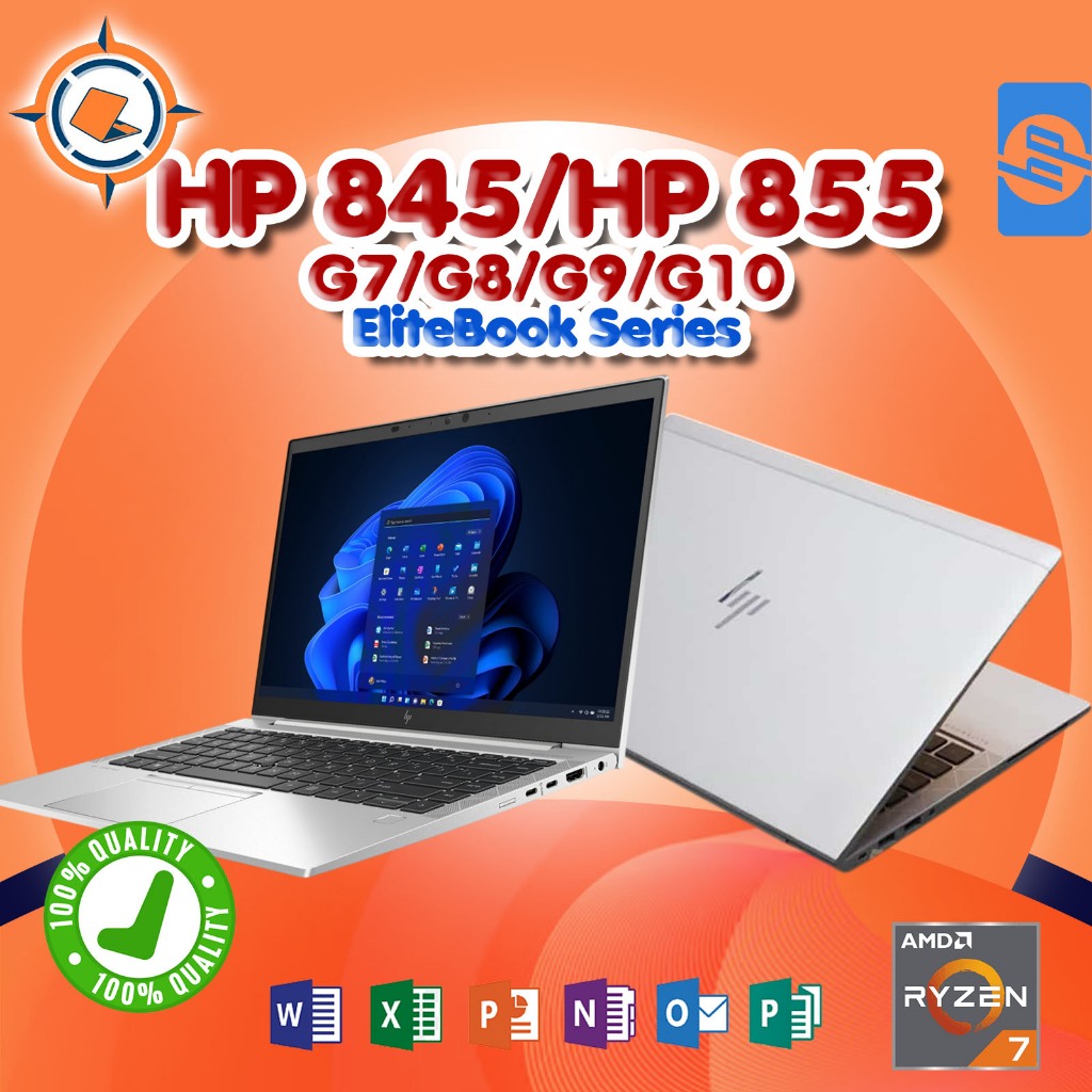 Jual [PROMO!!] HP ELITEBOOK 840 845 855 G7 G8 G9 G10 INTEL I7 / I5 ...