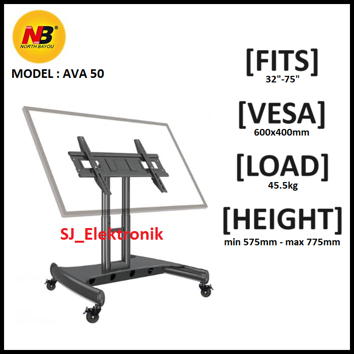 Jual Braket TV Led Lcd Standing Floor / Matador / Meeting Room ...
