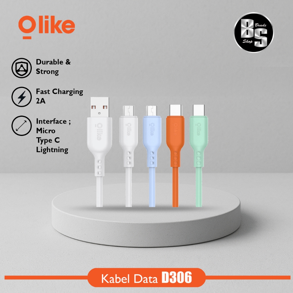 Jual Kabel Data Olike Type C Lightning Micro Fast Charging 2,4A D306M ...