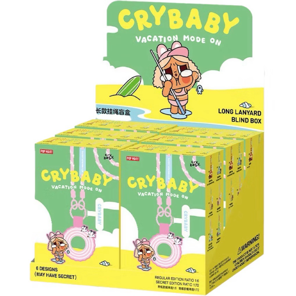 Jual POP MART CRYBABY Vacation Mode On Series - Long Lanyard Blind Box ...