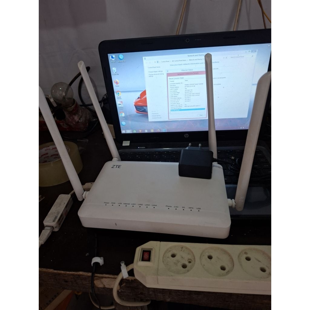 Jual Zte ZXHN F6600P open ont Retail dualband with wifi 6 and mesh unit ...