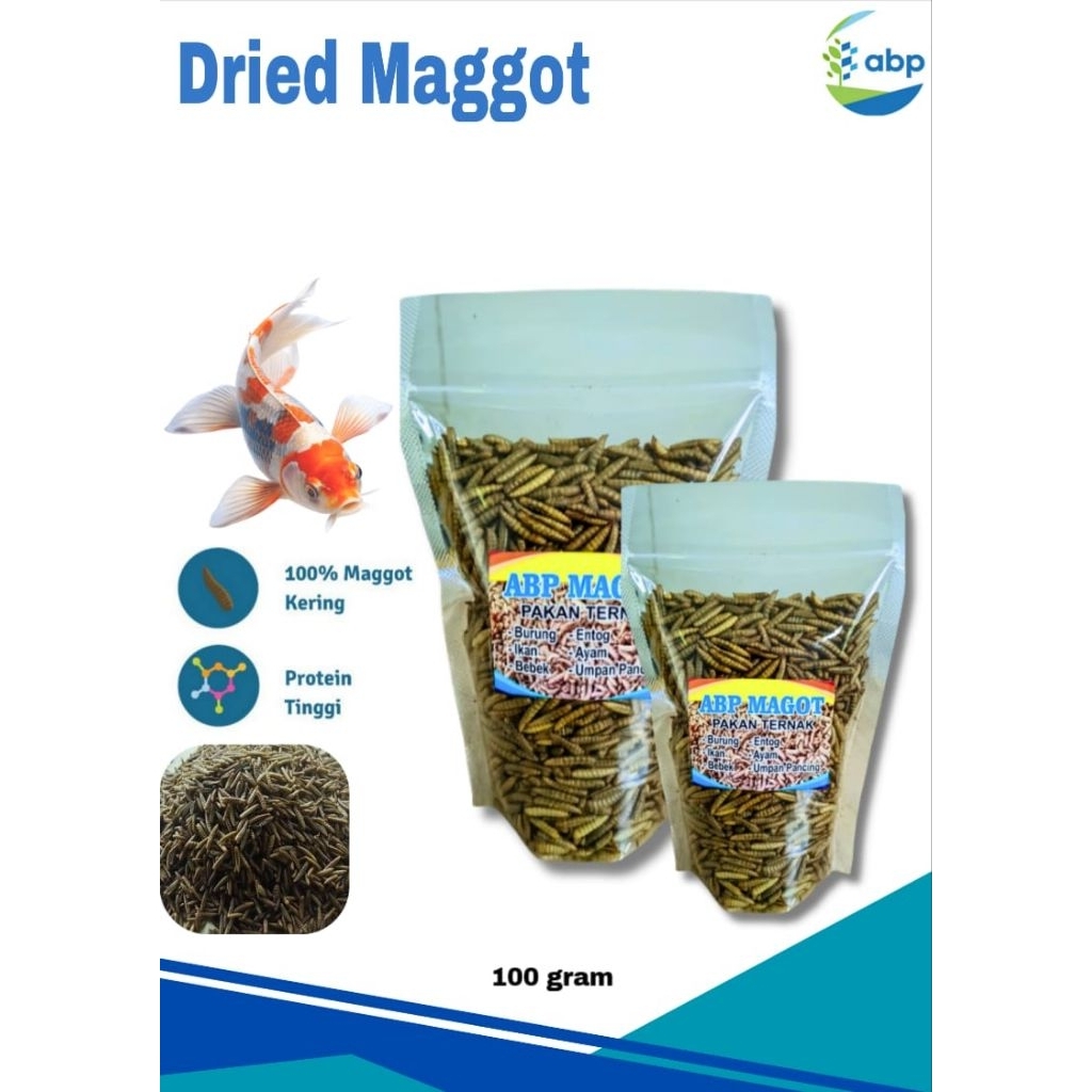 Jual Maggot BSF Kering 100 gram | Shopee Indonesia