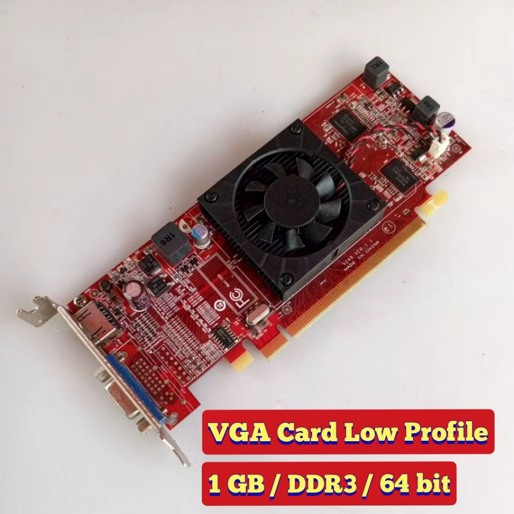 Jual VGA Card Mini 1 Gb ddr3 64 bit - Vga Card low Profile 1 gb ddr3 64 ...