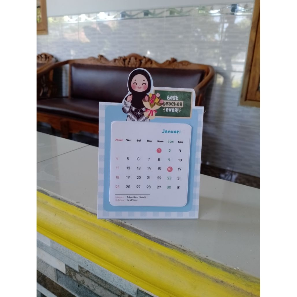 Jual Kalender Meja/ Kalender 2026/ Kalender hari guru/ Kalender custom ...