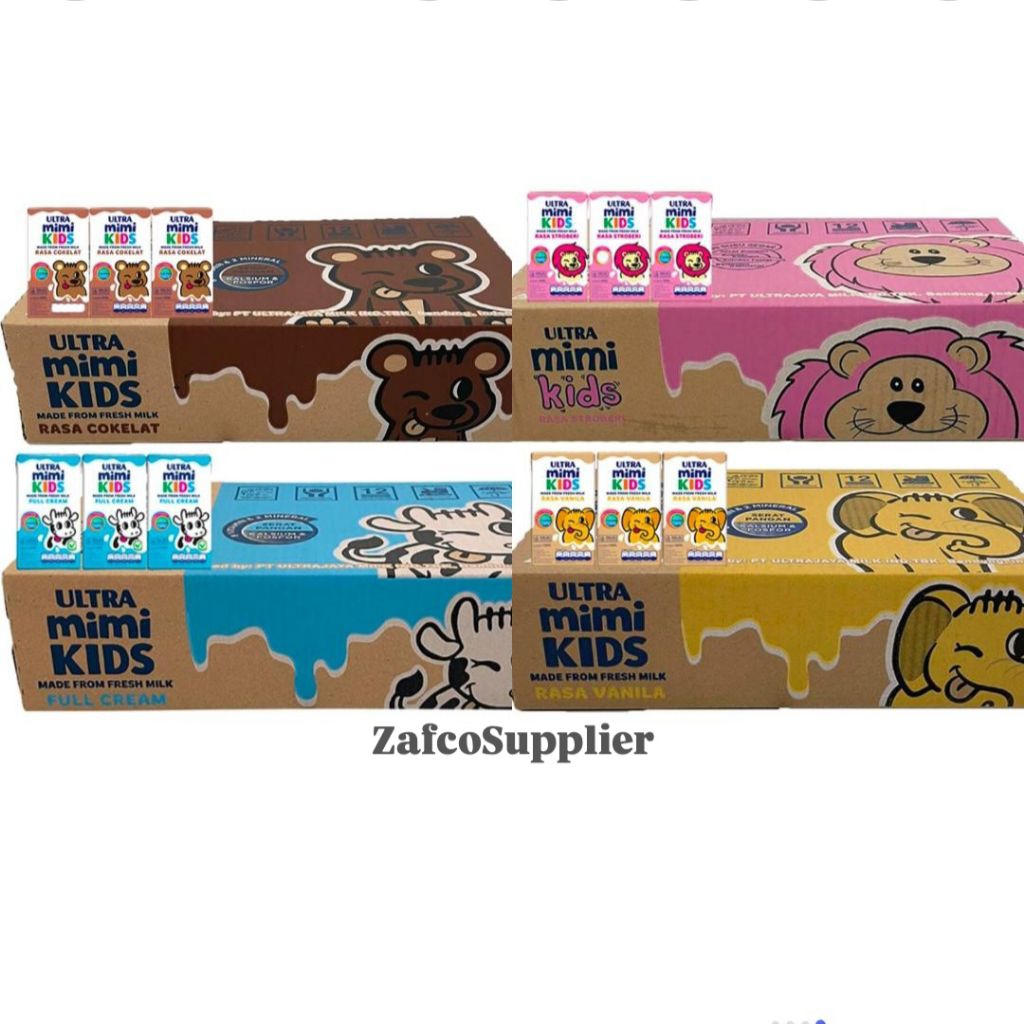 Jual SUSU UHT ULTRA MIMI KIDS 1 DUS (40pcs) 125 ML | Shopee Indonesia