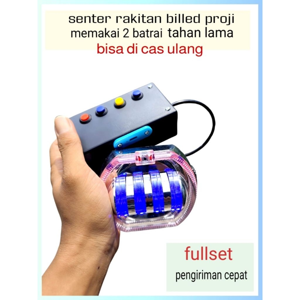 Jual SENTER LAMPU BILED PROJI (SIAP PAKAI) | Shopee Indonesia