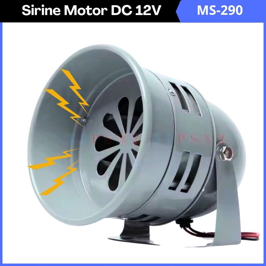 Jual Sirine DC 12V AC 220V Sirene MS-290 Emergency Sirine Alarm Darurat ...