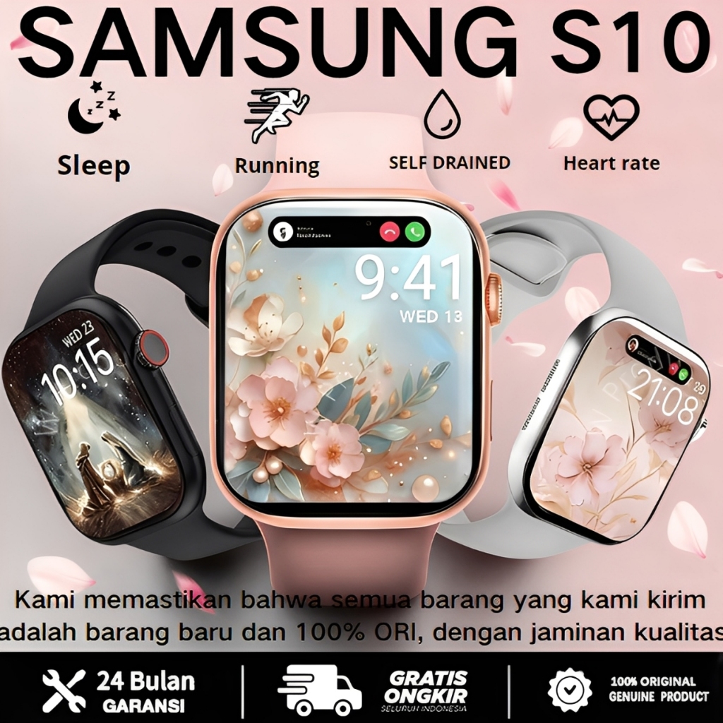 Jual (100%ORI) Samsung 2025 New SmartWatch S10 Pria Jam Tangan Wanita ...