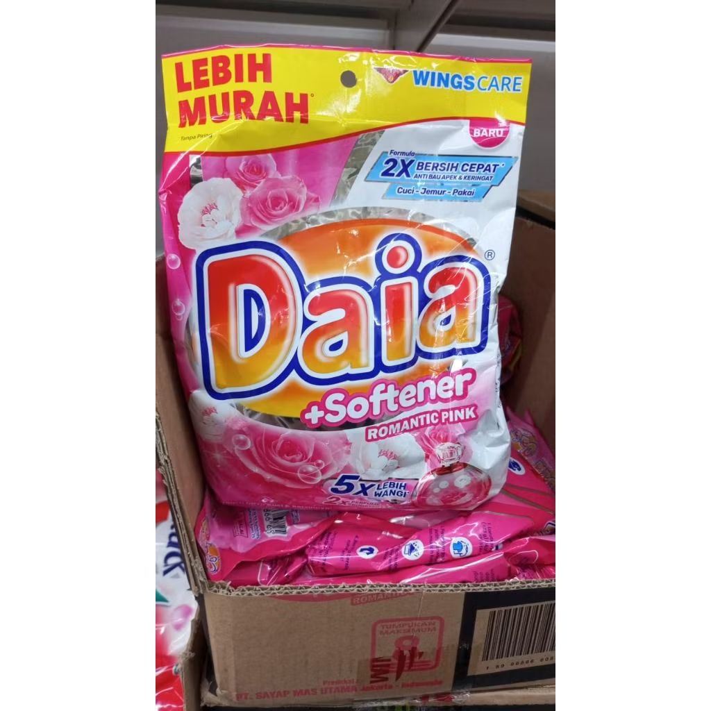 Jual Detergen bubuk Daia + Softener 800 gr | Shopee Indonesia