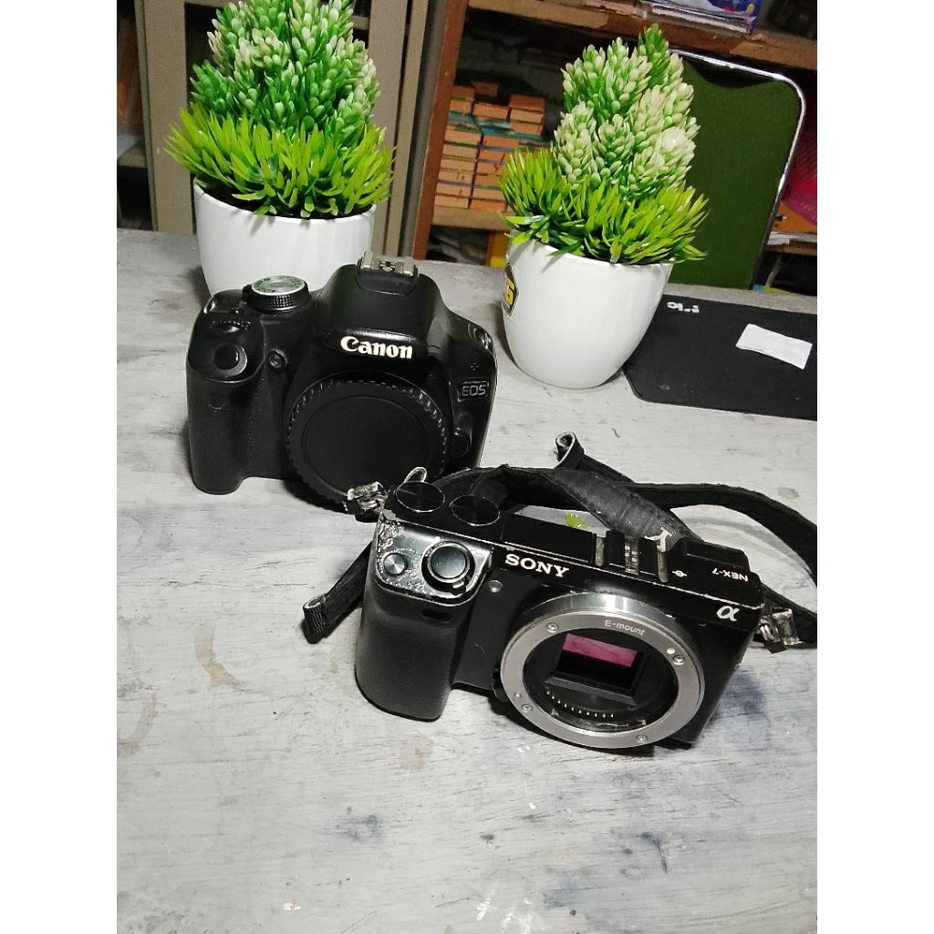 Jual Jual Camera Canon 500D dan Sony Nex 7, Lensa Kit 18-55mm,Lensa fix ...
