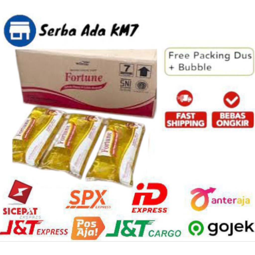 Jual MINYAK GORENG FORTUNE / MINYAK GORENG SAWIT 500 ML 1 DUS /1 KARTON ...