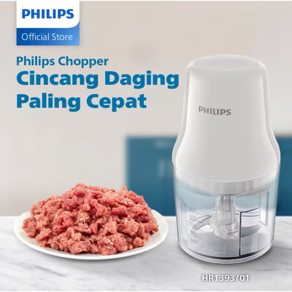 Jual Chopper Philips 0.7 Liter - Hr1393/00 - Chopper - Serbaguna ...