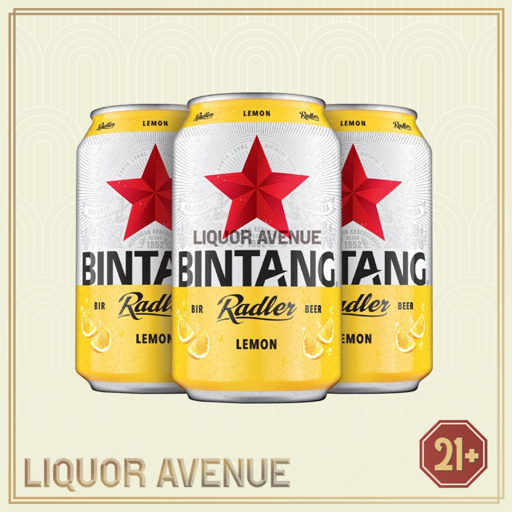 Jual BINTANG Radler Lemon Beer Can Bir Kaleng 320ml | Shopee Indonesia