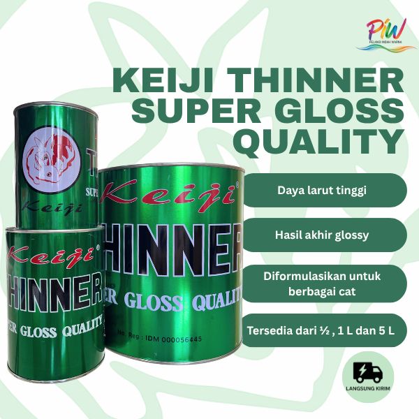 Jual [BEST SELLER HG] Keiji Thinner Super Gloss Quality 0,5 & 1& 5 ...