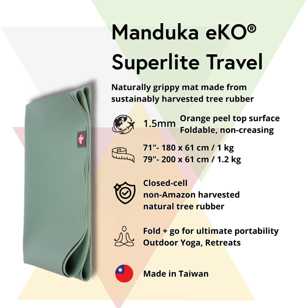 Jual Manduka Eko® SuperLite 1.5 mm - Foldable Travel Yoga Mat | Shopee ...