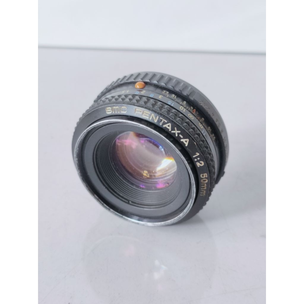 Jual Lensa kamera analog SLR vintage SMC Pentax A Lens pix 50mm F1:2 ...