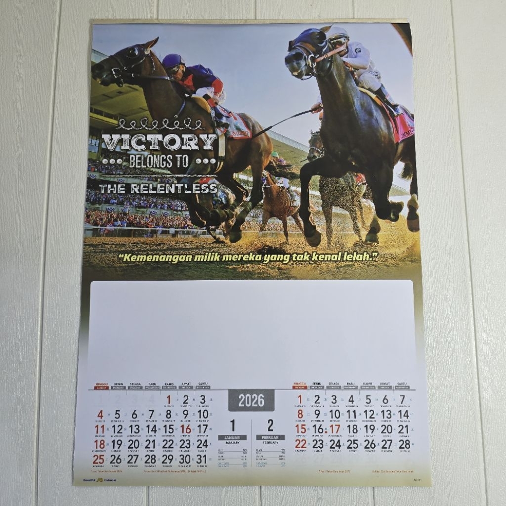 Jual PO SABLON KALENDER 50 YANG 6 LEMBAR 10 SET YANG HARIAN | Shopee ...