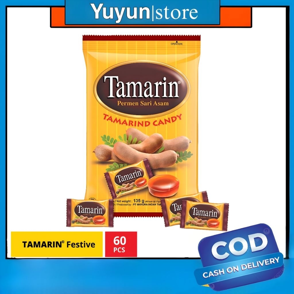 Jual Permen Tamarin Sari Asam 135gr ( 1pack 50butir) | Shopee Indonesia