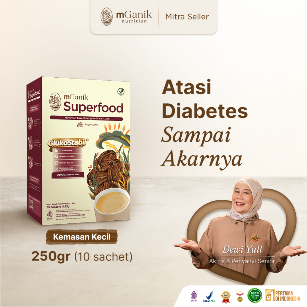 Jual mGanik Superfood Kurma 250gr - Suplemen Diabetes | Shopee Indonesia