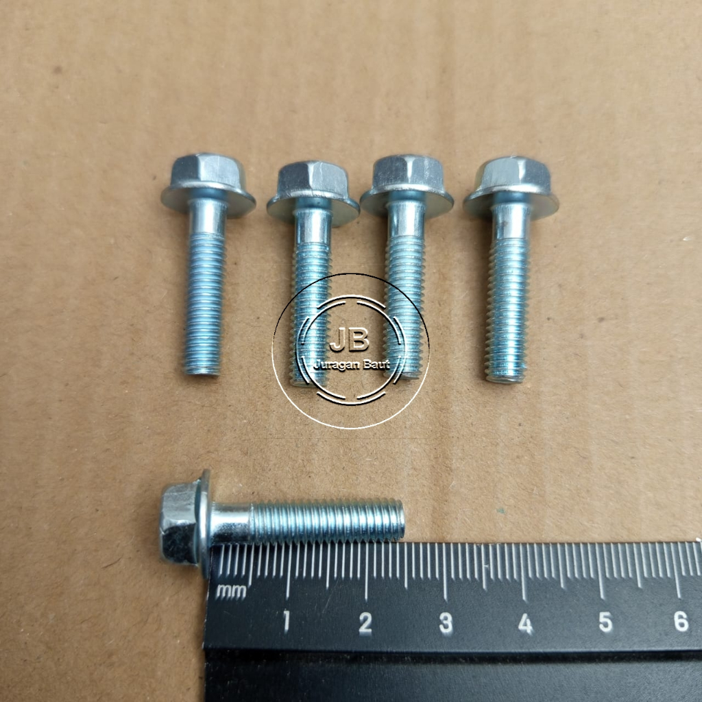 Jual BAUT TOPI KUNCI 10 M6X25 BAUD PANJANG 2,5CM 2,5 CM PUTIH 25MM 25 ...
