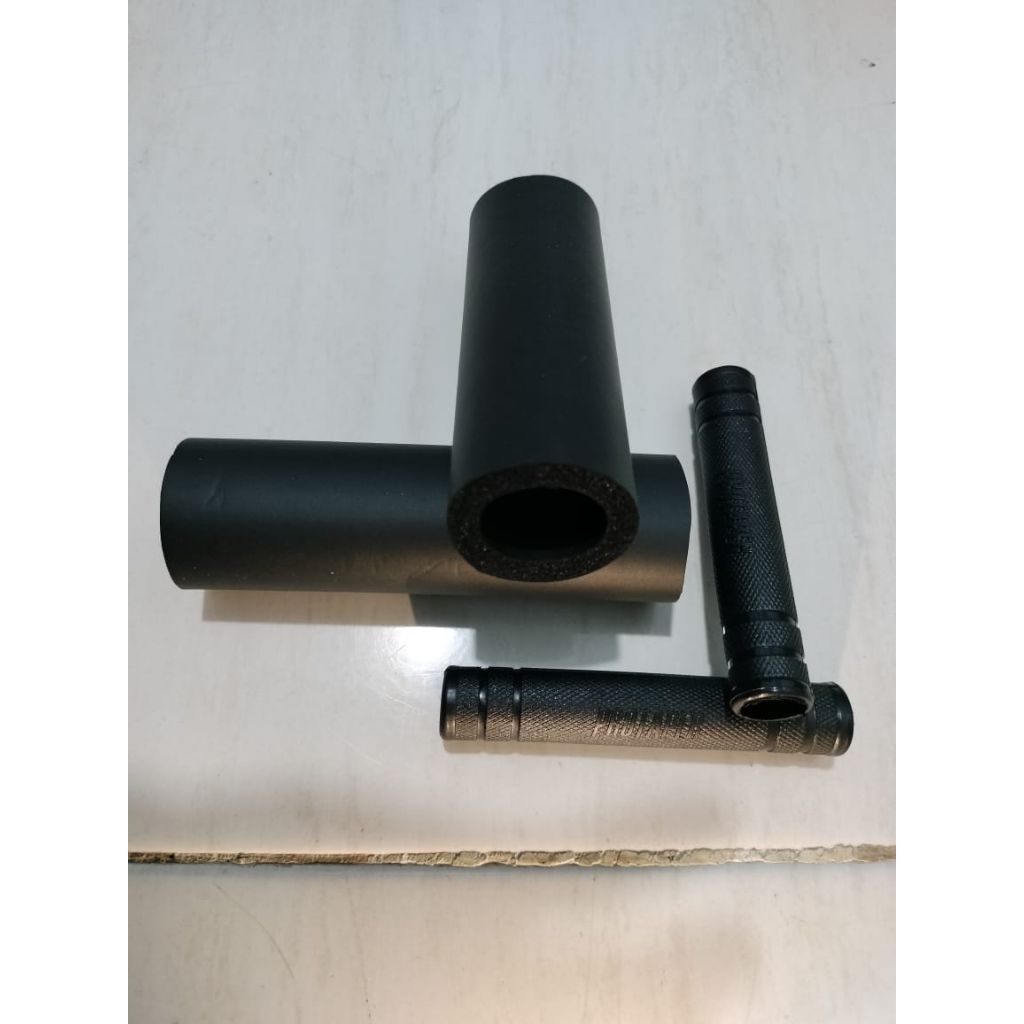 Jual Paket Busa handgrip dan karet handle rem hitam satu set kiri dan ...