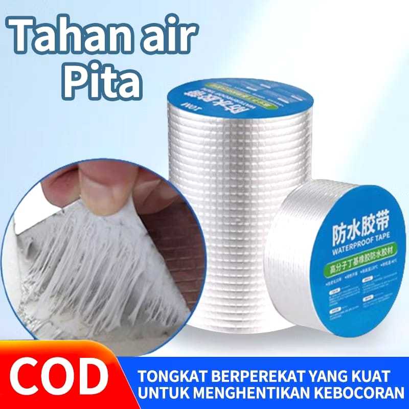 Jual [COD] Lakban Aluminium Anti Bocor 5M & 3M 10M Tape Isolasi ...