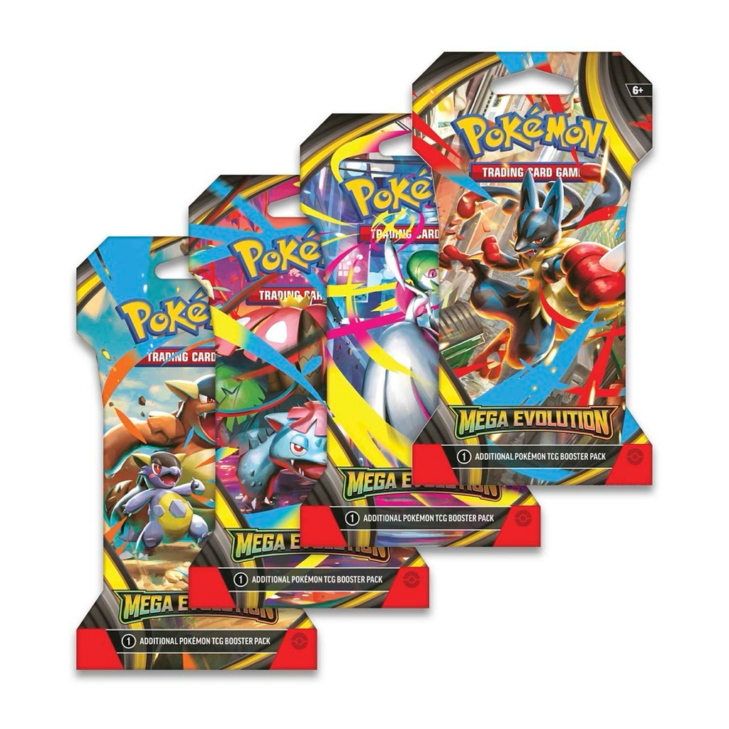 Jual TCG Pokemon Mega Evolution Sleeve Booster - TCG POKEMON | Shopee ...